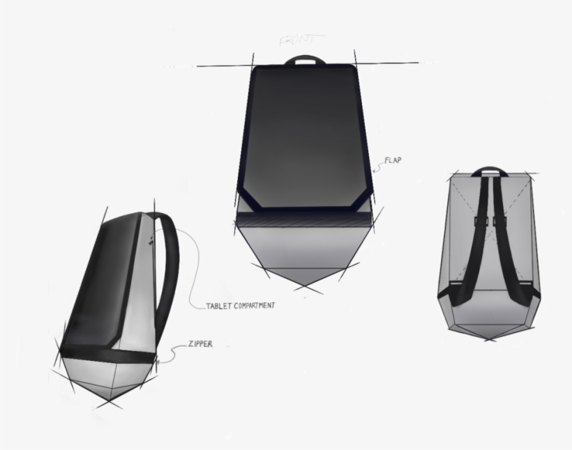 Backpack - White Office Backpack Png PNG Image | Transparent PNG Free ...