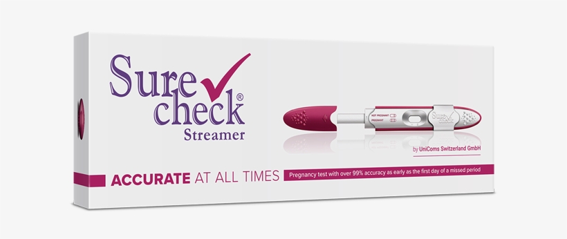 Left Arrow Surecheck Streamer Box - Sure Check Pregnancy Test Reviews ...