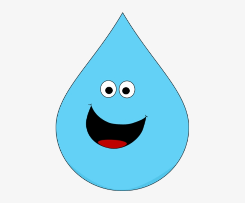 Download Smiling Raindrop - Cute Raindrop Clipart | Transparent PNG ...