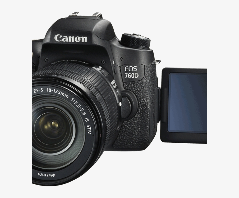 Canon 760d 18 135 Is - Canon Eos 760d - Digital Camera - Slr PNG Image ...