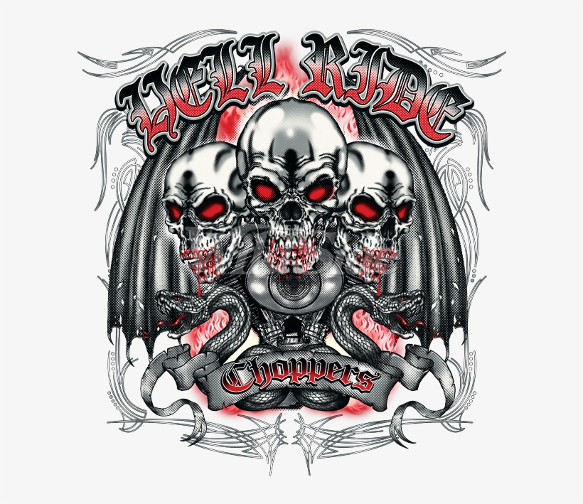 Hell Ride Choppers - Hell Ride Choppers Biker V-twin Motorcycle Rider ...