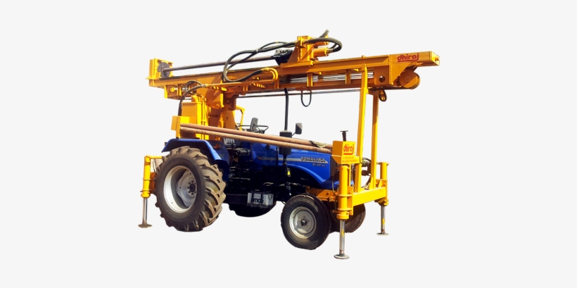 Tractor Mounted Drilling Rig Dew Tr - Tractor Water Drilling Rigs PNG ...