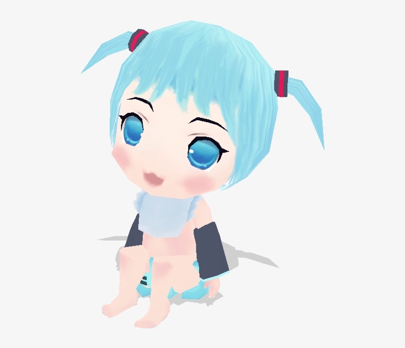 Baby Miku - Cartoon PNG Image | Transparent PNG Free Download on SeekPNG