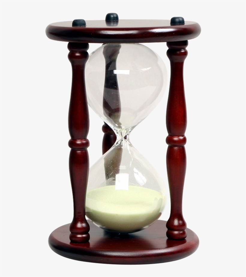 Classic Hourglass Sand Timer - Cherry 30 Minute Hourglass PNG Image ...