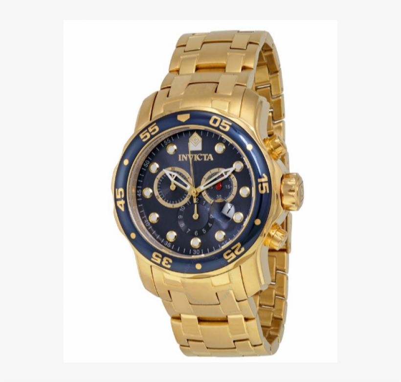 -18% Relógio Invicta Original Pro Diver 0073 Caixa - Gold And Black Mk ...