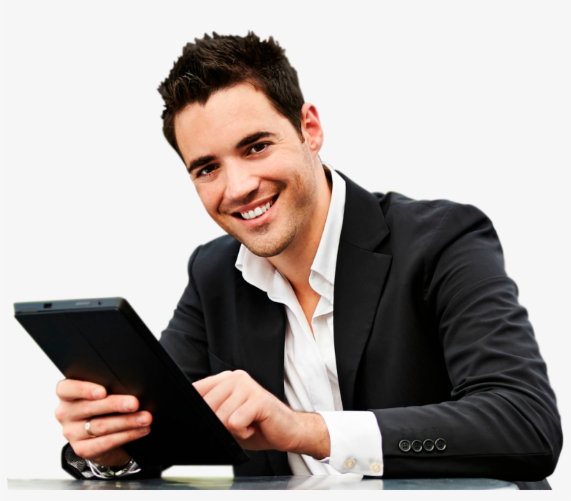 Ejecutivo Con Tablet - Organization PNG Image | Transparent PNG Free ...