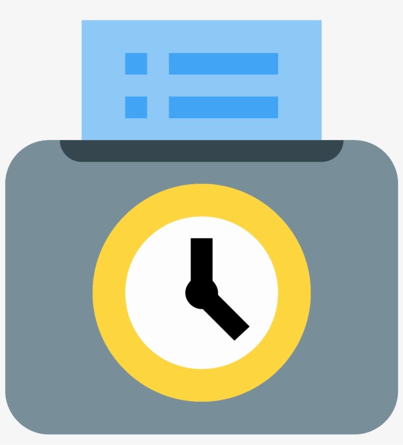 Time Card Icon - Icon PNG Image | Transparent PNG Free Download on SeekPNG