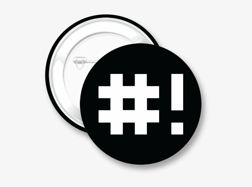 Button Pin Png - Bubble Hashtag PNG Image | Transparent PNG Free ...