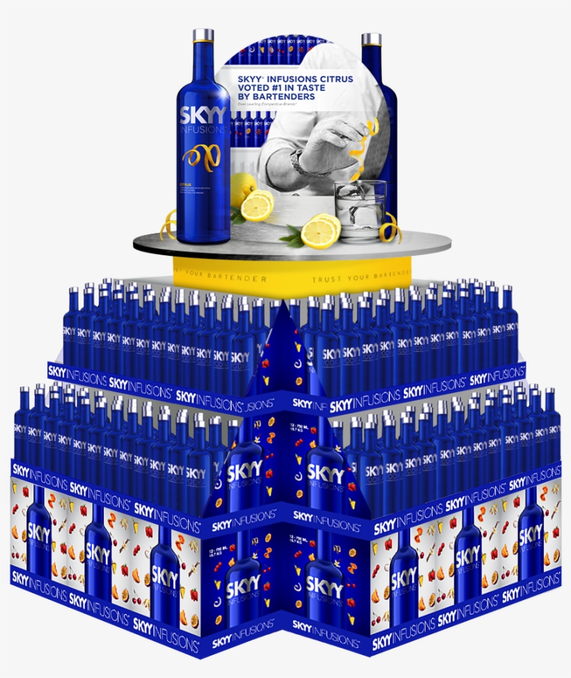 Skyy Vodka Pos Display On Behance Skyy Vodka, Pos Display, - Skyy Vodka ...