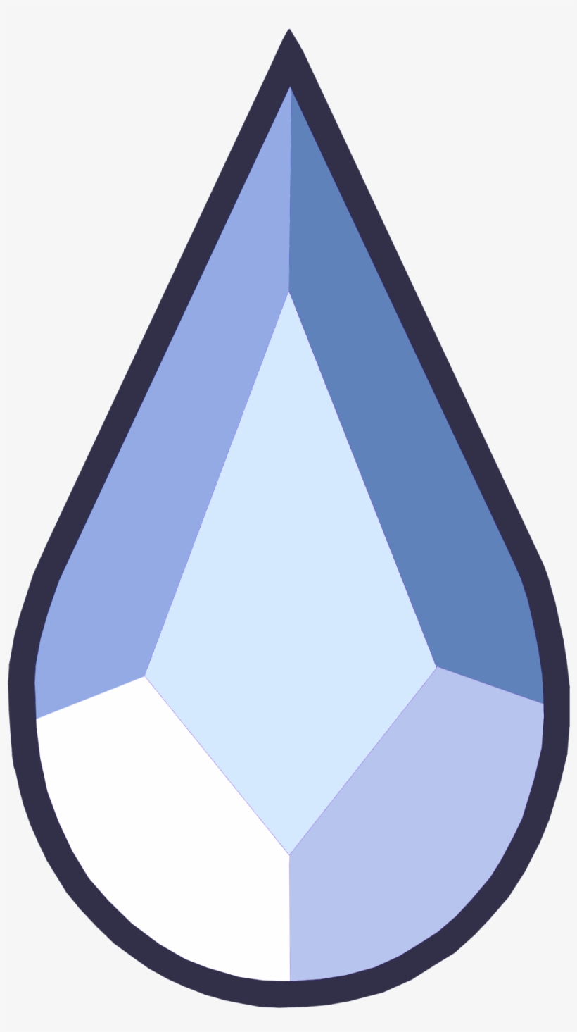 Blue Lace Holly Blue Gemstone - Triangle PNG Image | Transparent PNG ...