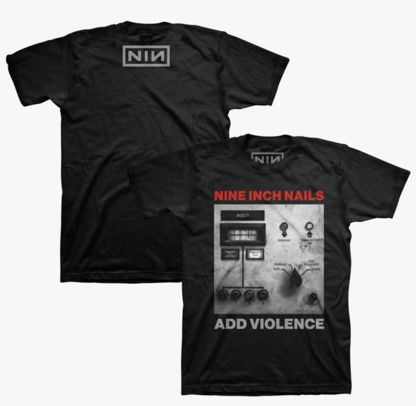 Add Violence Album Cover Black Tee - Every Time I Die Shirt PNG Image ...