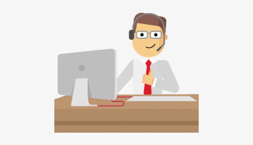 Help Desk Cover - Help Desk Job Cartoon PNG Image | Transparent PNG ...