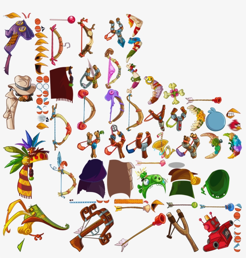 Download Bluebirds Atlas 01 Hr - Angry Birds Epic Sprites | Transparent ...