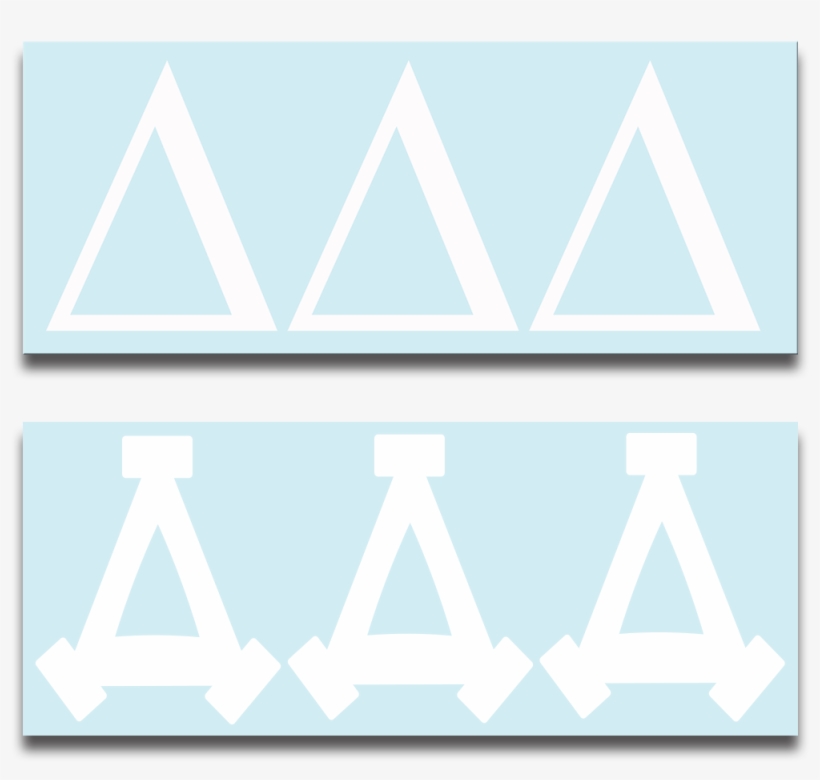 Download Vinyl Car Decal - Triangle | Transparent PNG Download | SeekPNG