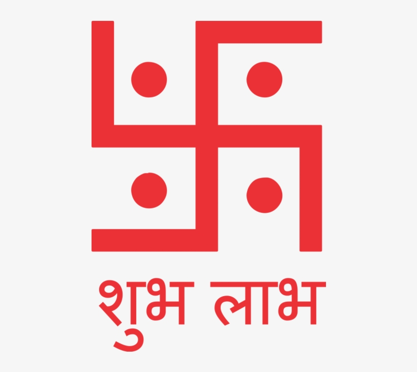 Download Shubh Labh Swastik Decal/sticker In Die Cut Red Vinyl - Shubh ...