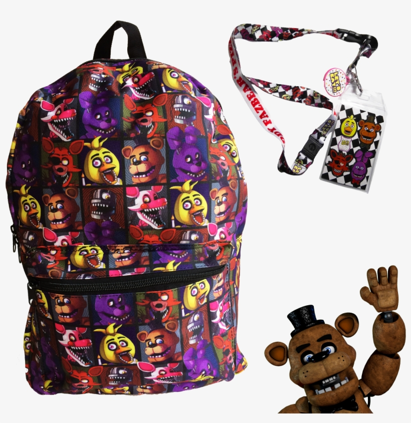 Download Fnaf Five Nights At Freddy's School Backpack Luggage - Sister ...
