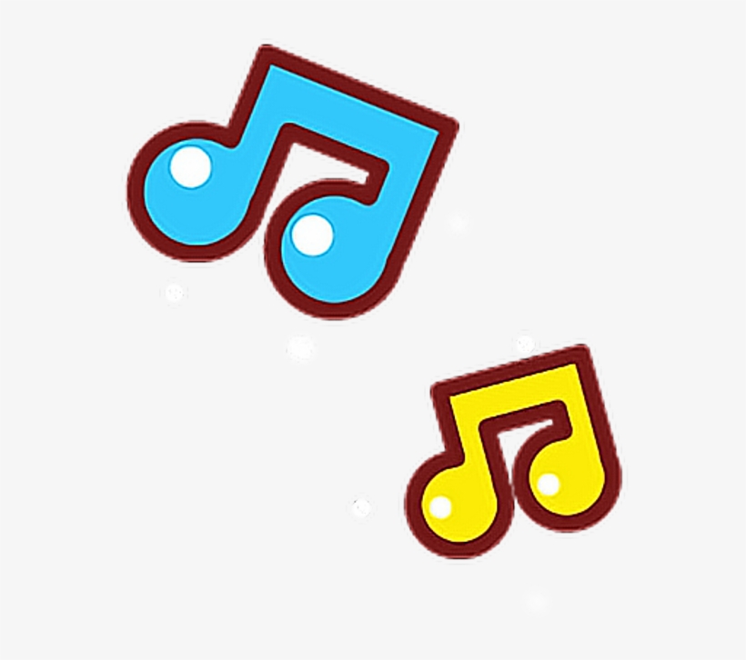 Cute Music Notes Music Notes Yellow Blue G7cheese'stime - Cute Music ...
