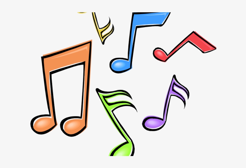 Radio Clipart Musical Note - Colourful Music Notes Png PNG Image ...