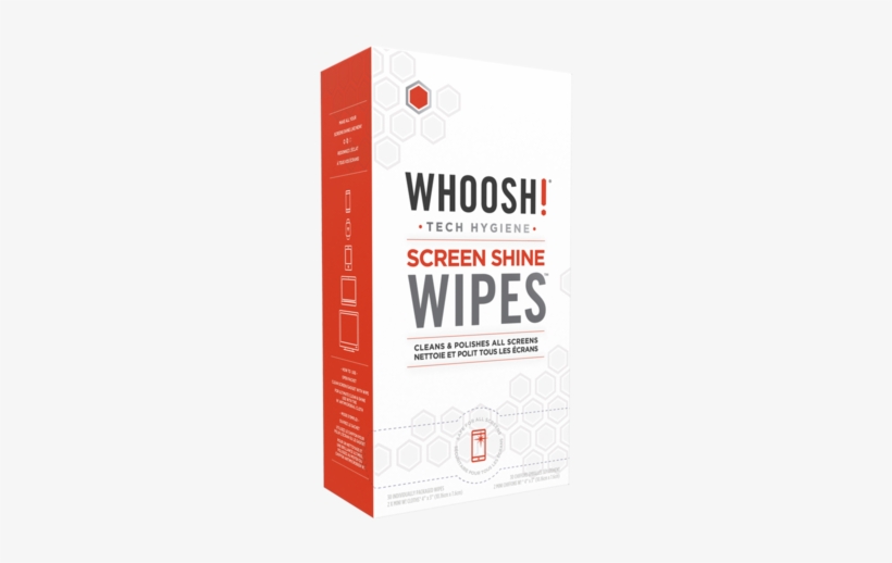 Whoosh! Screen Shine Wipes 30 Wipes With 2x Mini W! PNG Image ...