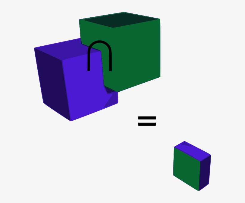 Intersection Of Two Cubes Png Images 592 X - Two Cubes PNG Image ...