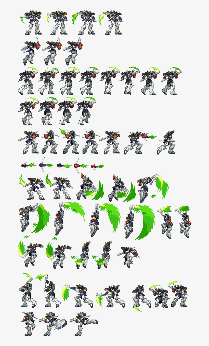 Death Scythefrom Gundam Wing Endless Duel - Gundam Endless Duel Sprites ...