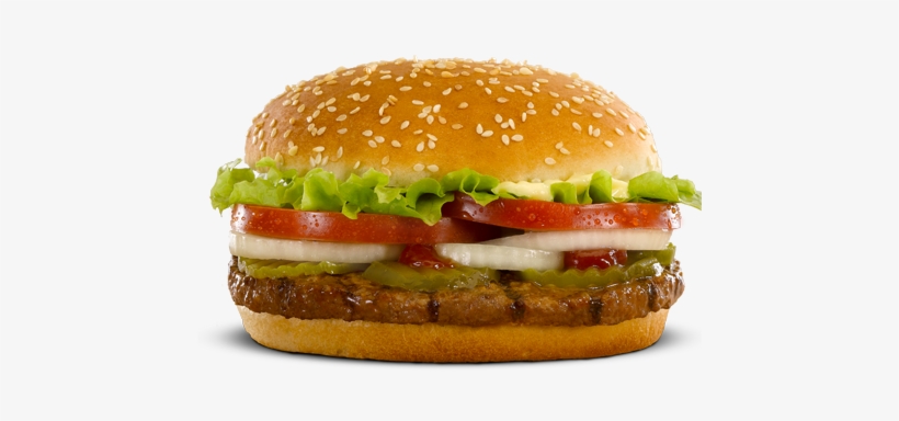 Whopper® Jr - 322 Kcal - Most Popular Food In Usa PNG Image ...