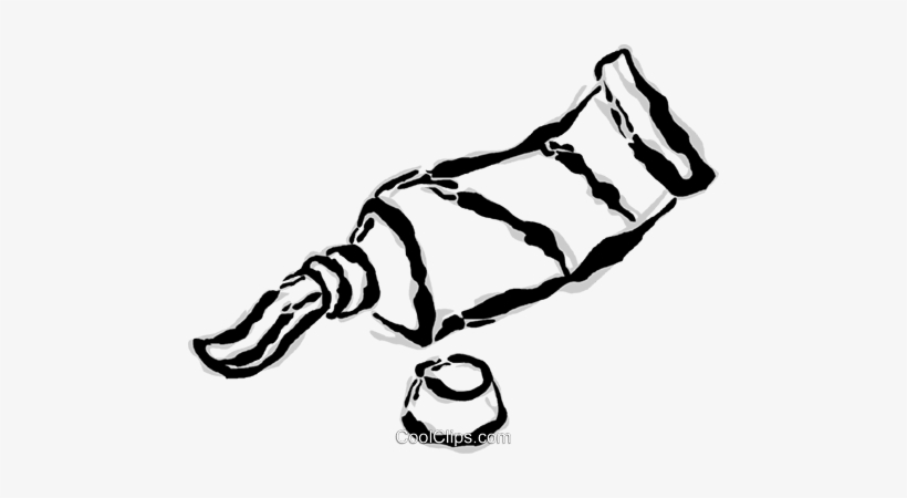 Tube Of Toothpaste Royalty Free Vector Clip Art Illustration - Clip Art ...