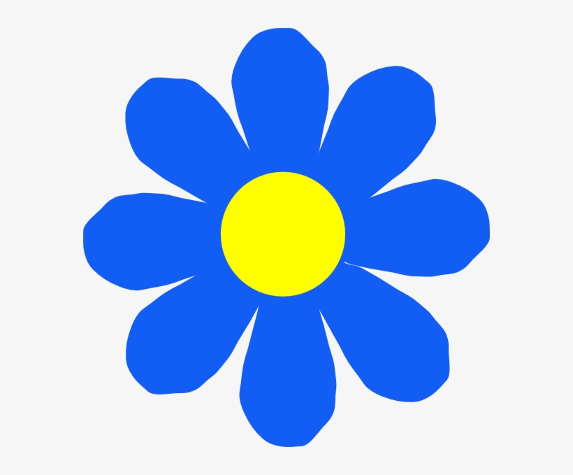 Download Blue Flower Svg Clip Arts 582 X 599 Px | Transparent PNG ...