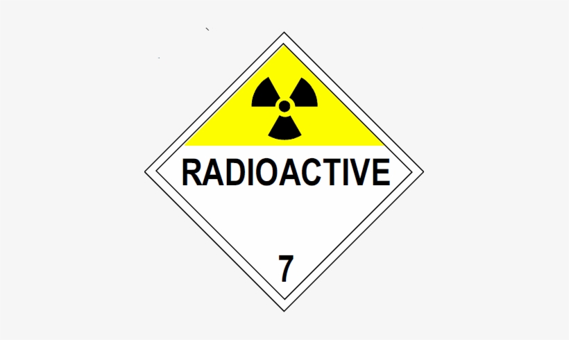 Placards Identify Radioactive Shipments - Radioactive Placards PNG ...