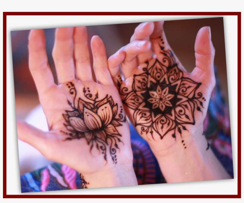 Henna Designs Henna Designs Lotus Stunning Lotus Henna PNG Image ...
