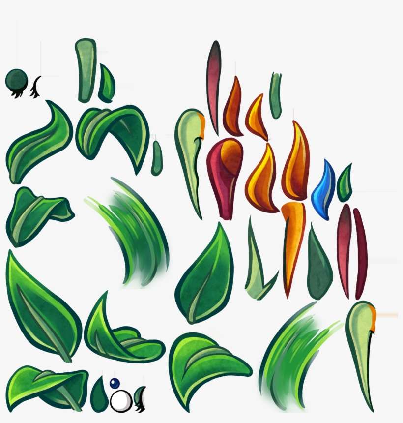 Bird Of Paradise's Textures - Pvz Heroes Cards Event PNG Image ...