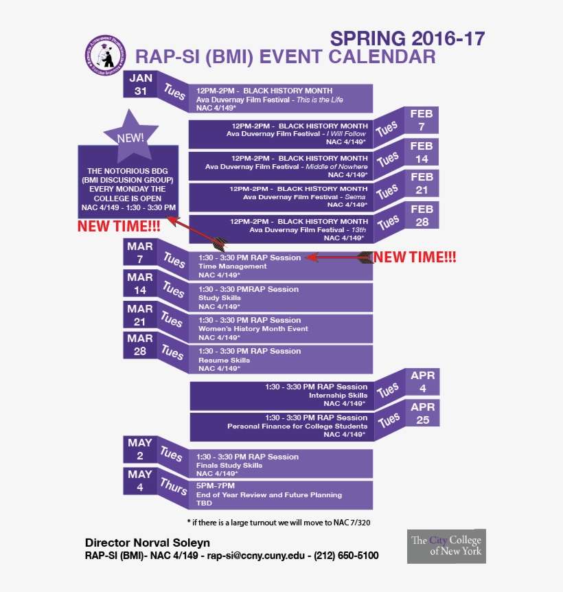 Rap-si Spring Event Calendar - Poster PNG Image | Transparent PNG Free ...