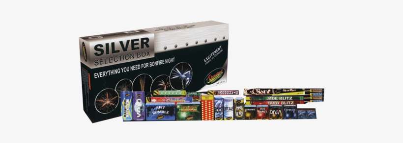Silver Selection Box - Standard Fireworks Selection Boxes PNG Image ...