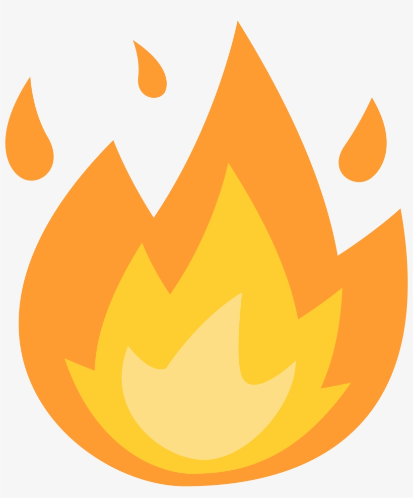 Open - Fire Emoji Png PNG Image | Transparent PNG Free Download on SeekPNG