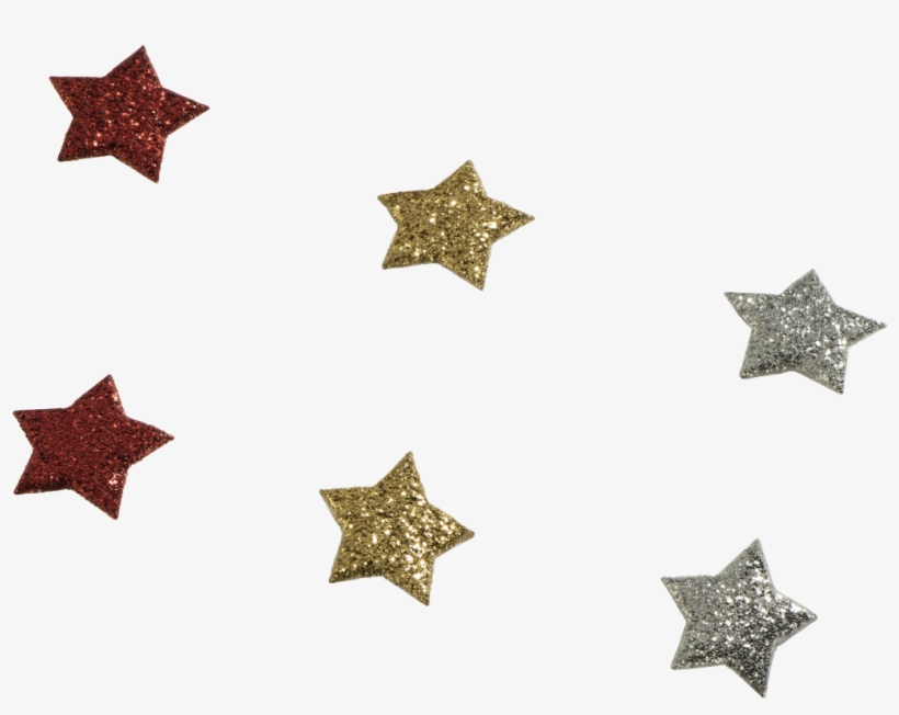 "star" Magnets, Glitter, 6 Pieces, Silver/red/gold - Hama Magnete Stern ...