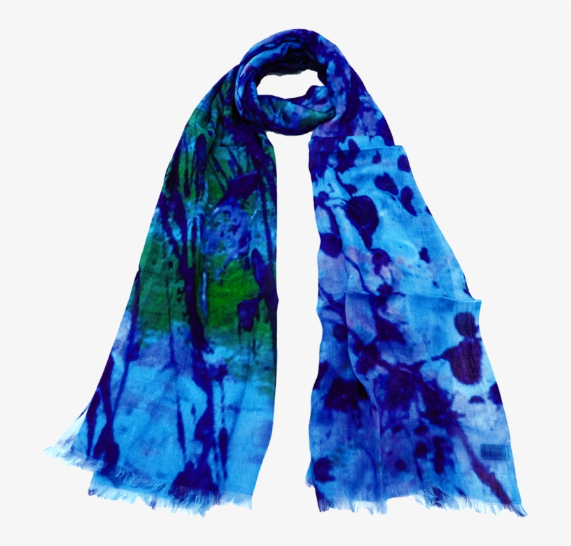 Download Blue Splatter Scarf - Scarf | Transparent PNG Download | SeekPNG