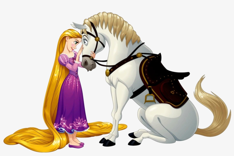Rapunzel And Maximus - Максимус Рапунцель PNG Image | Transparent PNG ...