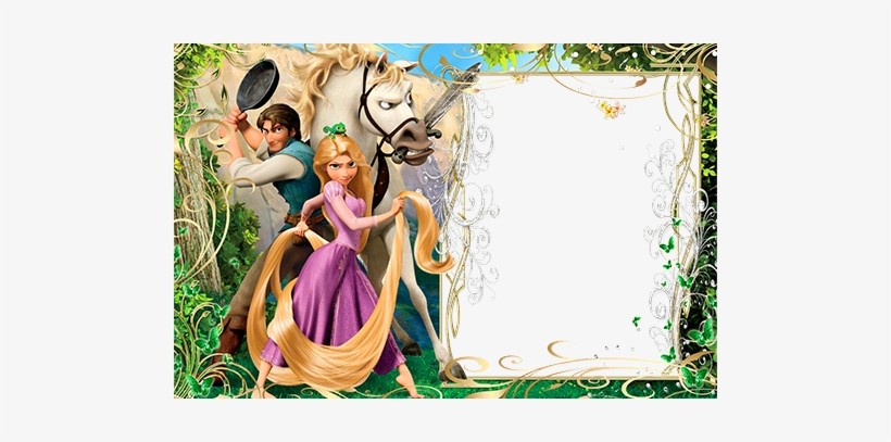Download Photo Frame With Princess Rapunzel - Tangled Dvd | Transparent ...