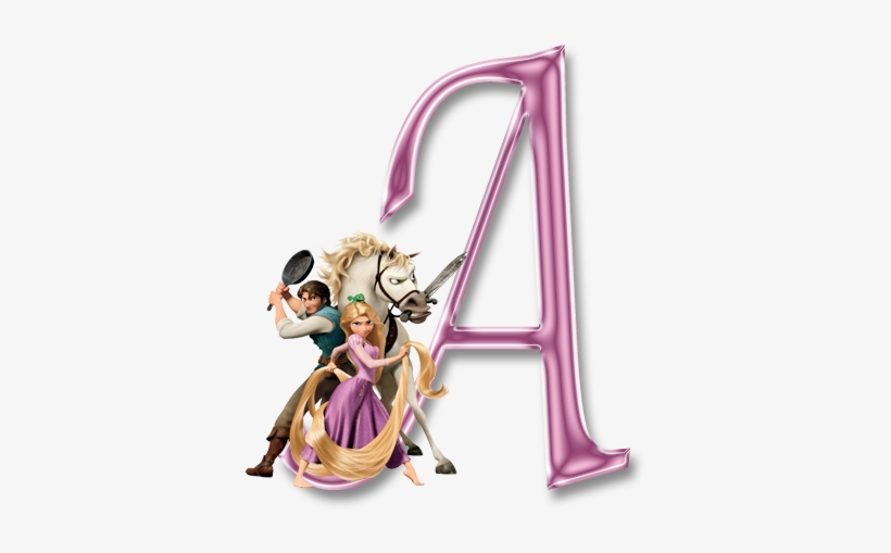 Alfabeto Decorativo Enrolados Rapunzel Em Png - Tangled Rapunzel ...