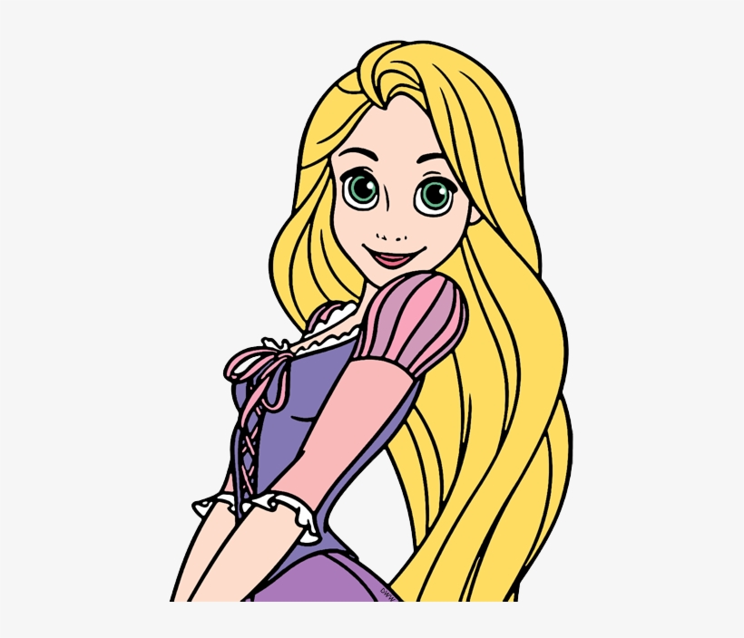 Disney's Tangled Clip Art Disney Clip Art Galore - Rapunzel Black And ...