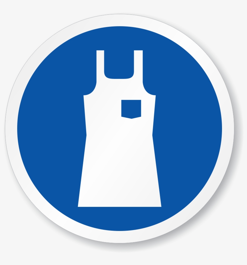 Wear Body Protection Apron Symbol - Apron Sign PNG Image | Transparent ...
