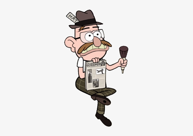 Download Toby Here For The Gravity Falls Gossiper - Toby Determined Png ...