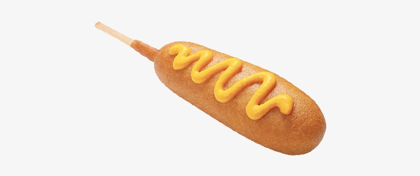 Download Corndog - Corn Dog With Mustard | Transparent PNG Download ...