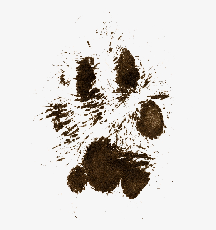 Dog Mud Pawprint - Dog I Had A Good Life PNG Image | Transparent PNG ...