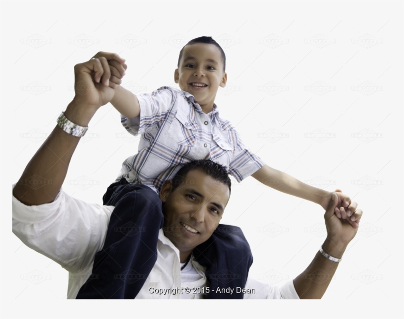 Andy Dean, Hispanic Father And Son Having Fun Transparent - Kick PNG ...