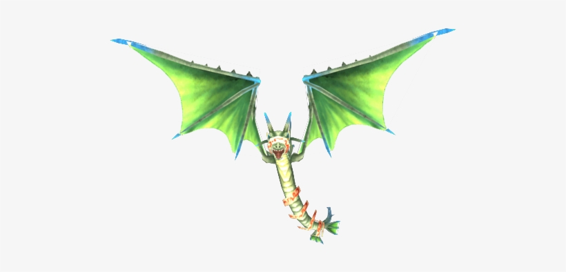 Download [update] Green Flying Dragon Monster - Illustration ...