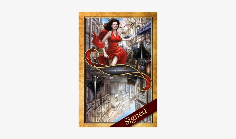 Denna, Queen Of Spades Poster - The Kingkiller Chronicle PNG Image ...