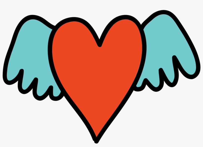Winged Heart Icon - Corazon Con Alas Png PNG Image | Transparent PNG ...