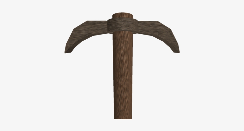 Wood Pickaxe - Wooden Pickaxe PNG Image | Transparent PNG Free Download ...