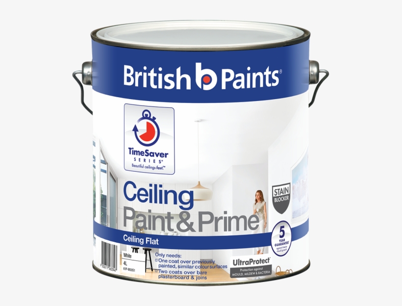 British Paints Paint & Prime Ceiling Helps Save Time - British Paints ...